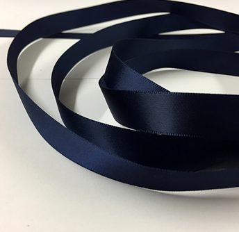 NAVY BLUE SATIN RIBBON – Original Royalty