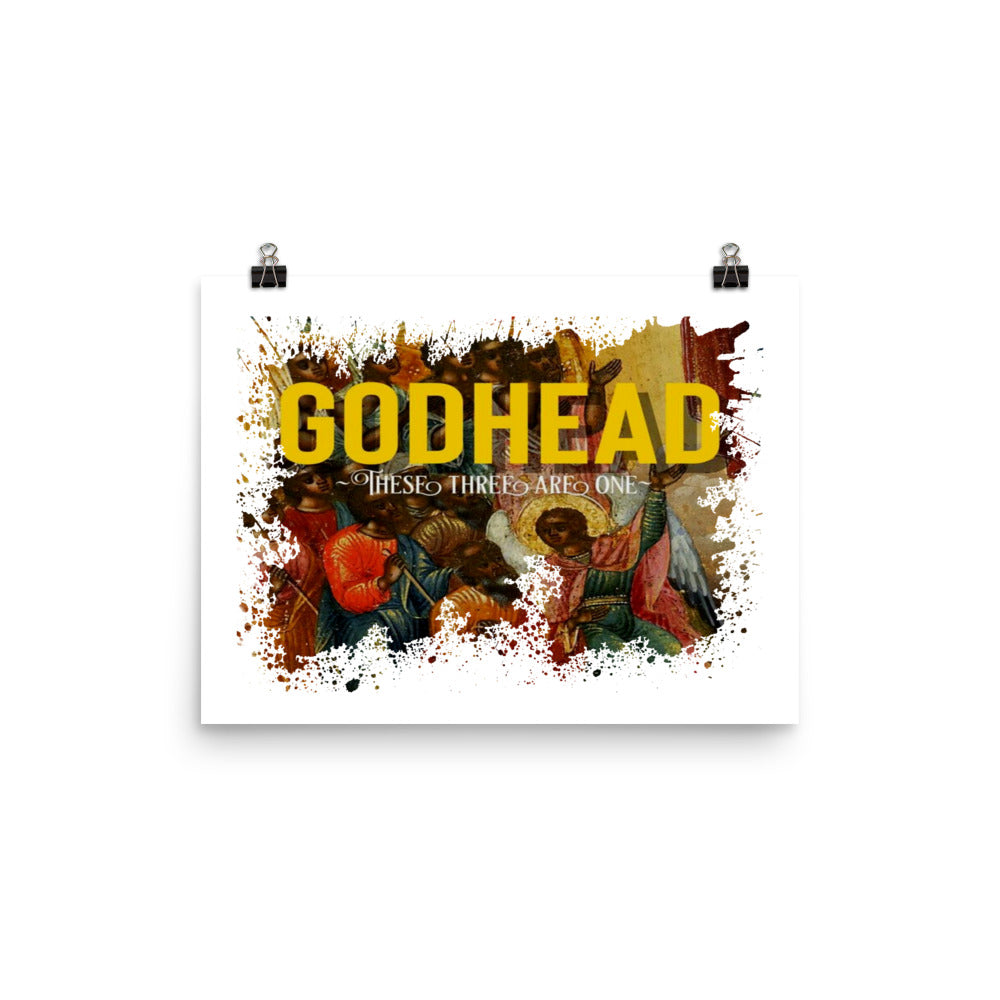 GODHEAD - THESE THREE ARE ONE ALBUM - PHOTO PAPER POSTER – Original Royalty